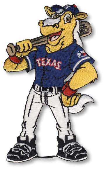 Texas Rangers Mascot Captain Patch