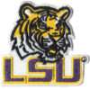 Louisiana State LSU Tiger Logo Iron On Patch | Stitchpatches.com