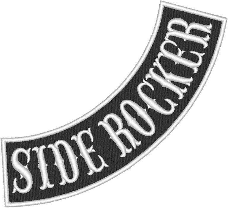 Side Rocker Patch Unique Design | Stitchpatches.com